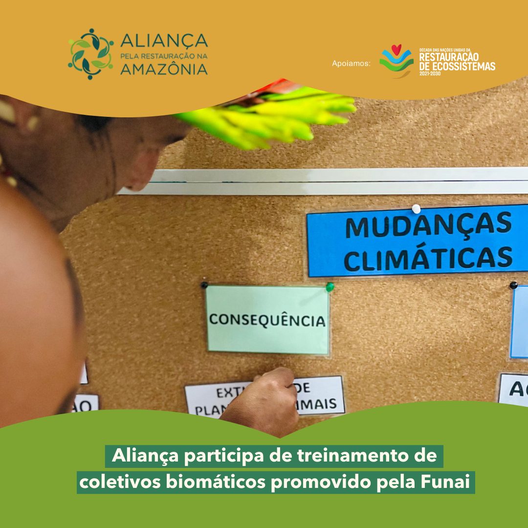 Aliança participa de treinamento de coletivos biomáticos promovido pela ...